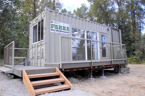 Camp-in container unveiled at Tolt-MacDonald Park | Snoqualmie Valley ...